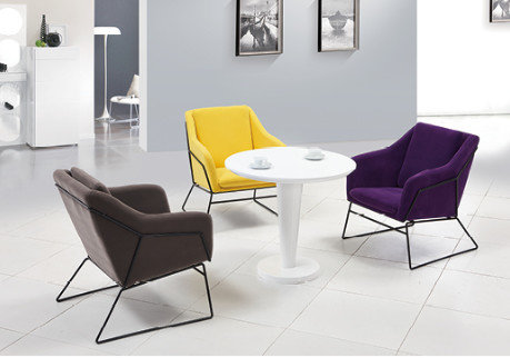 China fabric leisure coffee chair furniture supplier