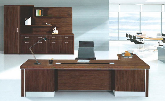 China modern big boss office executive 2.8m table furniture in stock supplier