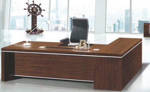China modern 2.8m big boss office  table furniture in warehouse supplier
