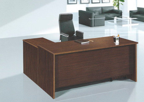 China modern wooden MFC office manager table furniture in warehouse supplier