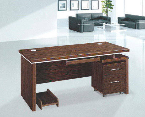 China modern wooden office staff table furniture in warehouse Foshan furniture supplier