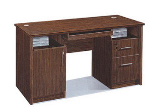 China modern wood office staff computer table furniture in warehouse in Foshan supplier