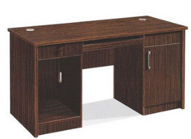 China modern wooden office computer table furniture in warehouse in Foshan supplier