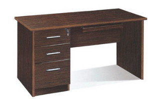 China modern wooden office PC table furniture in warehouse in Foshan supplier