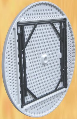 sell 4 foot round folding banquet table/plastic foldable banquet table supplier