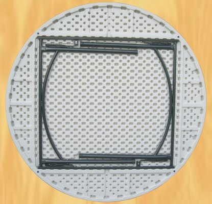 wholesale 5 foot round folding table/5 ft round folding banquet table supplier