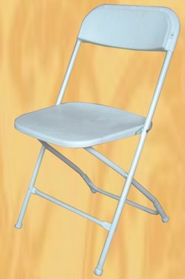 plastic foldable events chair Commercial White Plastic Folding Chairs Stackable Wedding party event chair supplier
