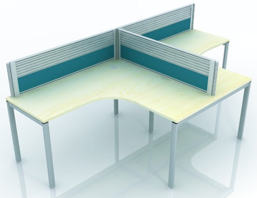 2 seater T type desktop partition metal frame ,#208 supplier
