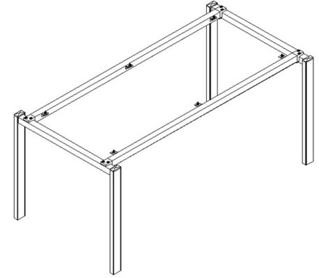 coffee table metal frame supplier
