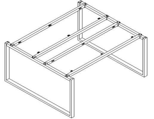 2 seater workstation metal frame face to face ,#215 supplier