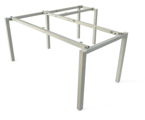 4 seater partition 50mm tubular metal table frame ,#210 supplier
