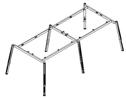 conference table metal leg frame ,#939 supplier