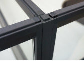 20mm thick office partition aluminium profile,#S200 supplier
