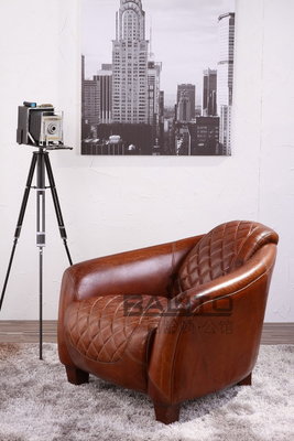 comfortable antique style leather chair furniture,#2003 supplier