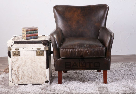luxury antique leather chair,#2014 supplier