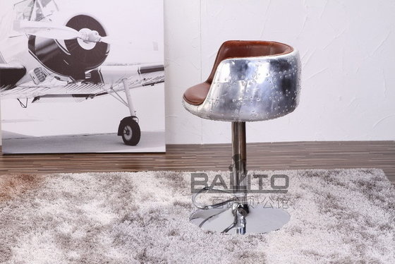 antique aluminium leather bar stool furniture,#2018 supplier