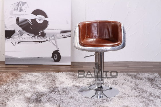 antique aluminium leather bar stool furniture,#2018 supplier