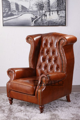 classical British style leather leisure sofa chair furniture,#2033 supplier