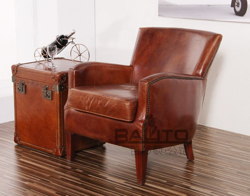 classical British style leather sofa chair furniture,#2034 supplier