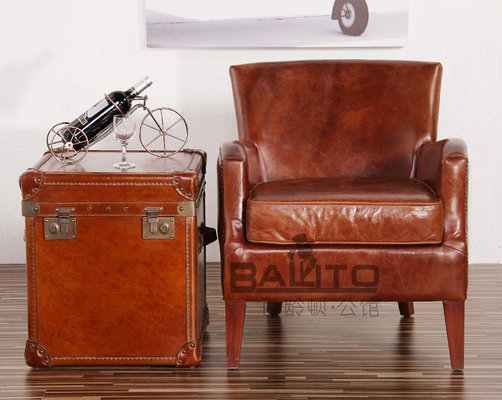 classical British style leather sofa chair furniture,#2034 supplier