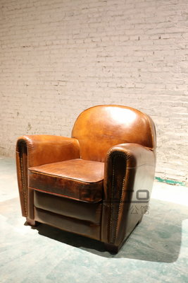 classical British old style leather arm chair,#2038 supplier