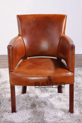 luxury antique leather hotel arm chair furniture,#2047 supplier