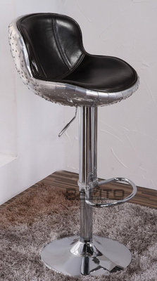 antique aluminium back leather bar stool furniture,#2054 supplier