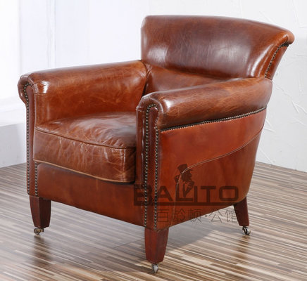 classical British wood chair with four wheels,#2057 supplier