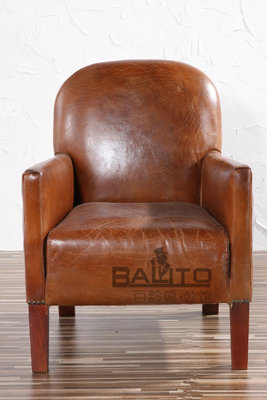 luxury classical leather leisure cafe arm chair furniture,#2066 supplier