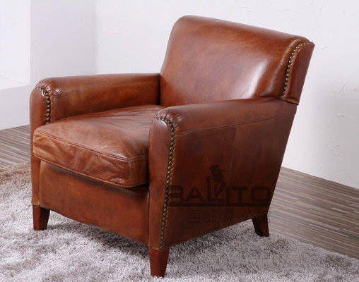 luxury classical leather leisure home arm chair furniture,#2067 supplier