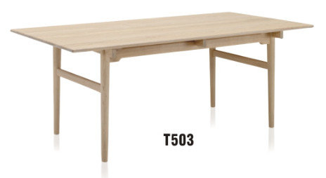 America style mid century wood rectangle 6 seater dining table furniture supplier
