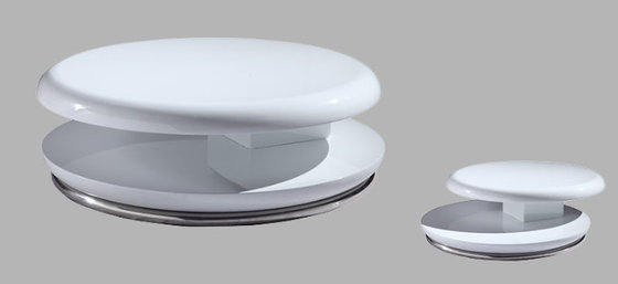 Modern living room round coffee table with swivel top supplier