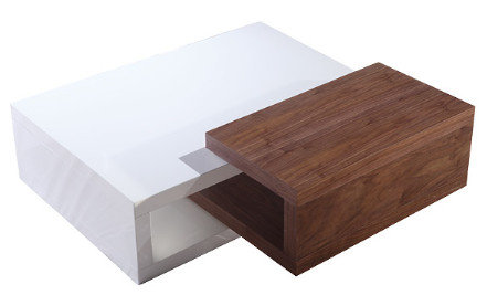 Modern living room coffee table with swivel top supplier
