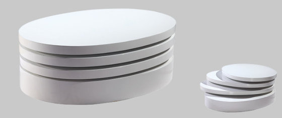 Modern living room oval coffee table supplier