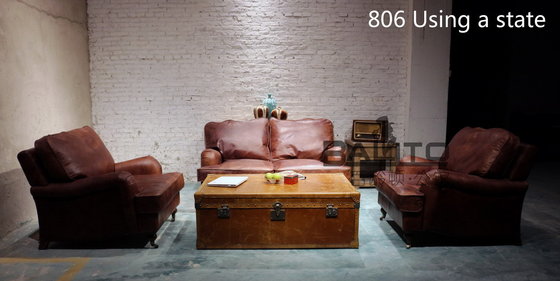 luxury classic leather sofa set furniture supplier