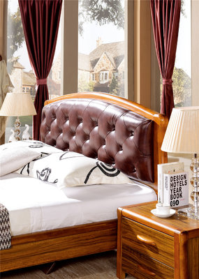 modern solid wood bed room set furniture supplier