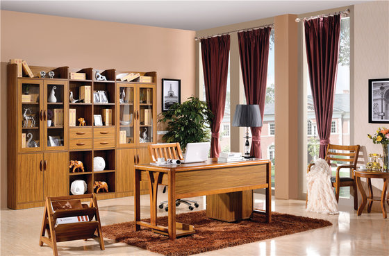 modern Zingana wood study room home office furniture supplier