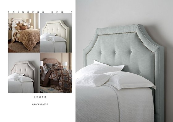 modern fabric princess queen bed furniture supplier