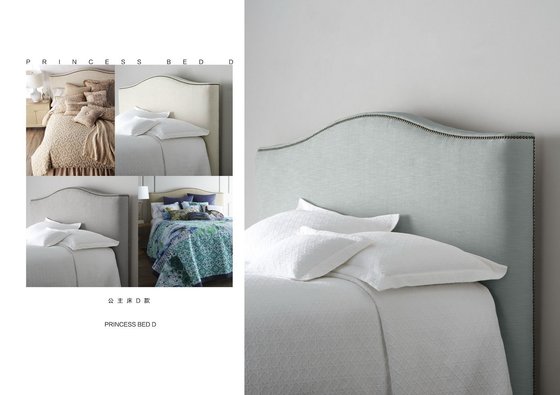 modern fabric princess soft bed furniture supplier