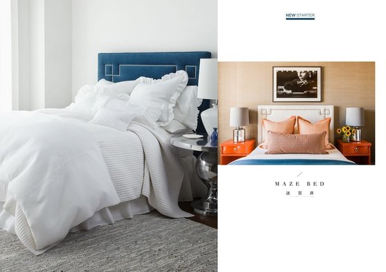 modern America style fabric maze bed furniture supplier