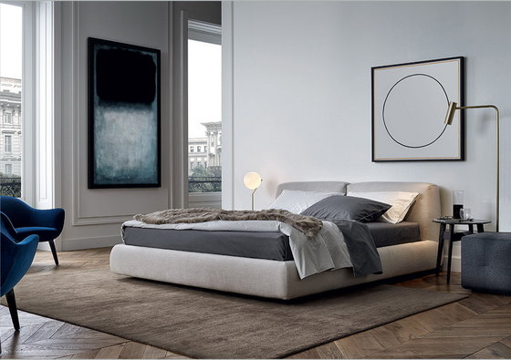 modern America style unique fabric soft bed furniture supplier