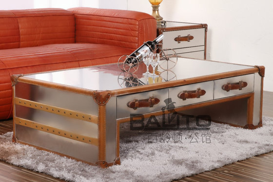 classical antique aluminium coffee table furniture supplier