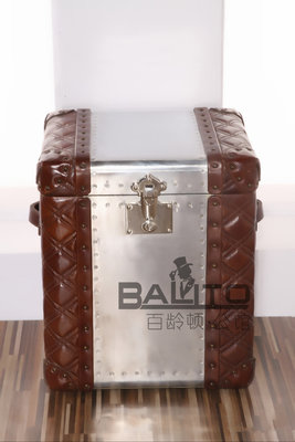 classical aluminium household leather suitcase furniture supplier