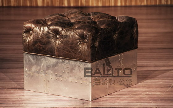 antique aluminium household leather stool furniture supplier