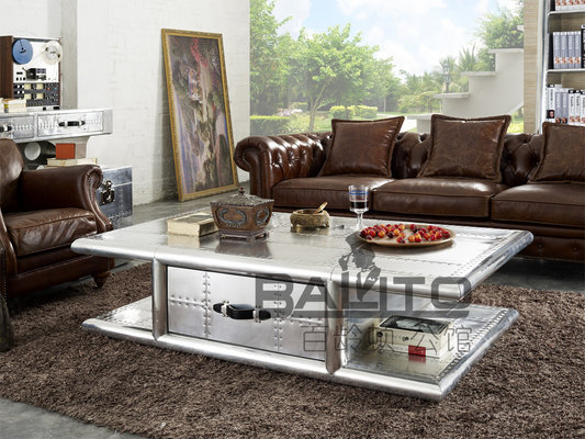 antique aluminium rectangle coffee table furniture supplier