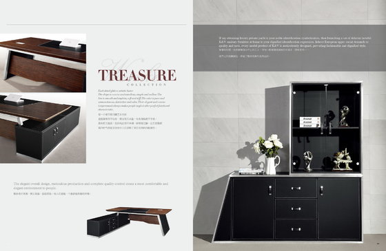 luxury office big boss leather table furniture/luxury office executive leather desk supplier
