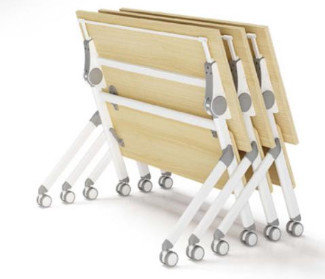 classroom movable folding desk with casters furniture supplier