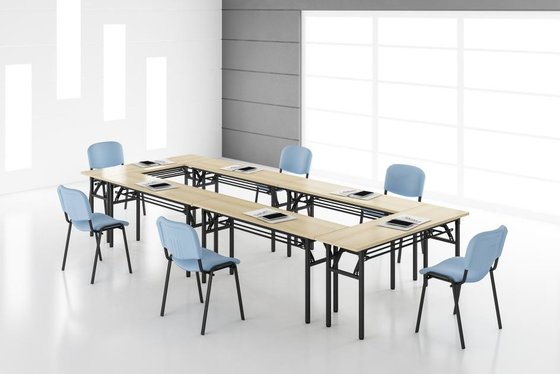high quality folding training table with connector supplier
