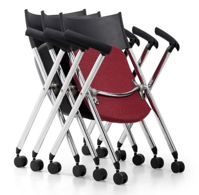 mobile foldable chair with casters supplier