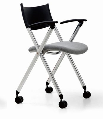 mobile foldable chair with casters supplier